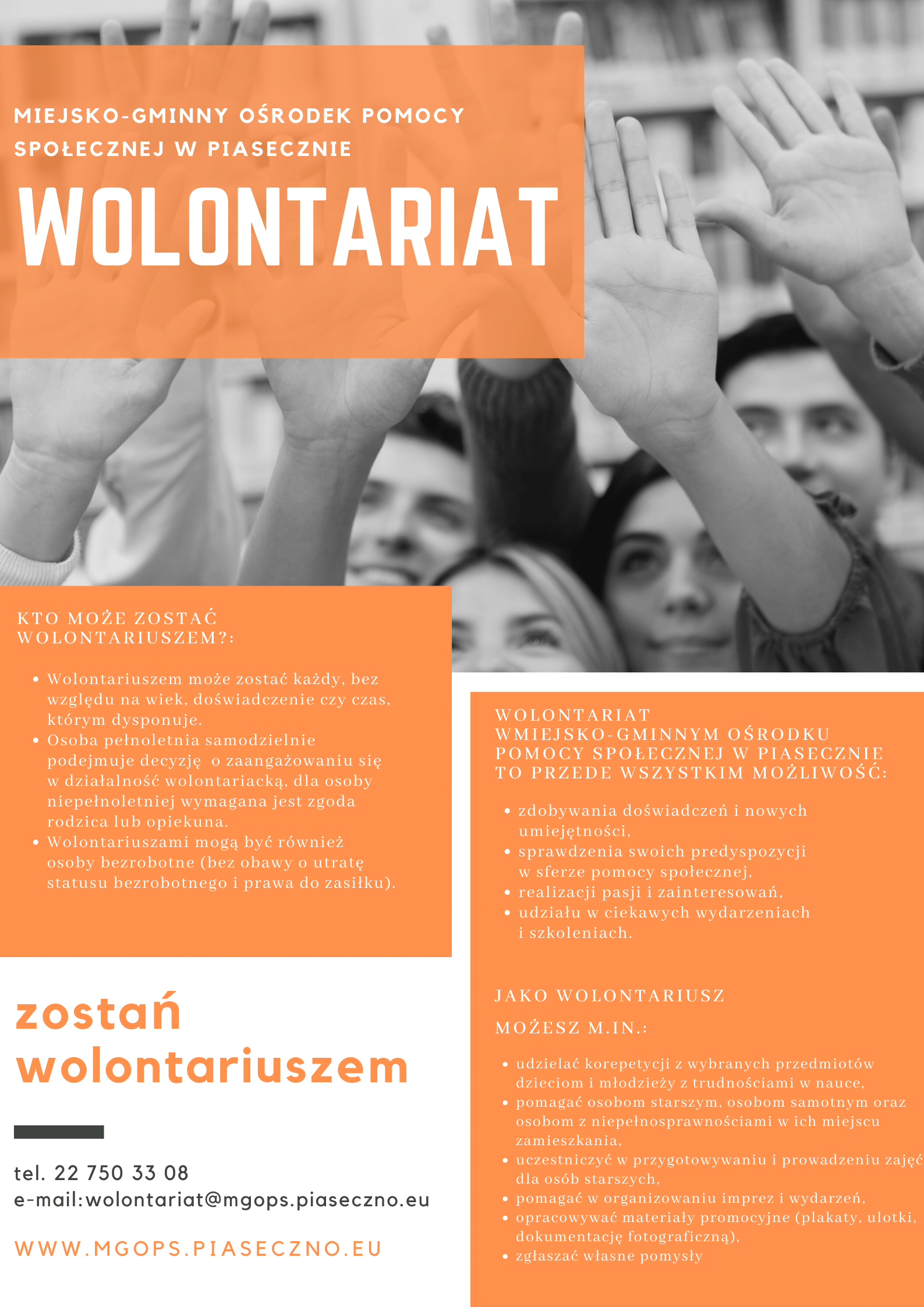 Wolontariat – Jak można zostać wolontariuszem? – M-GOPS Piaseczno ...
