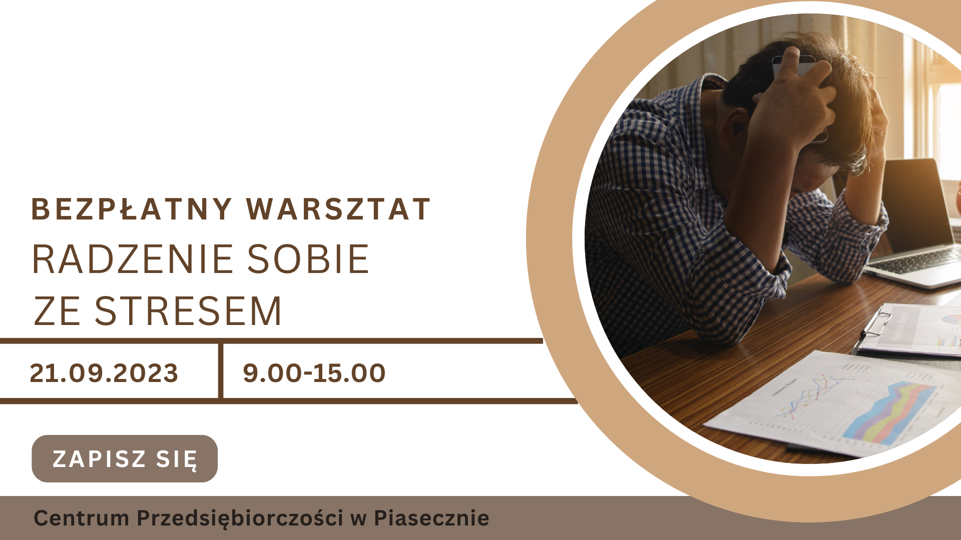 Bezpłatny warsztat w Centrum Przedsiębiorczości w Piasecznie – „Radzenie sobie ze stresem” – M ...