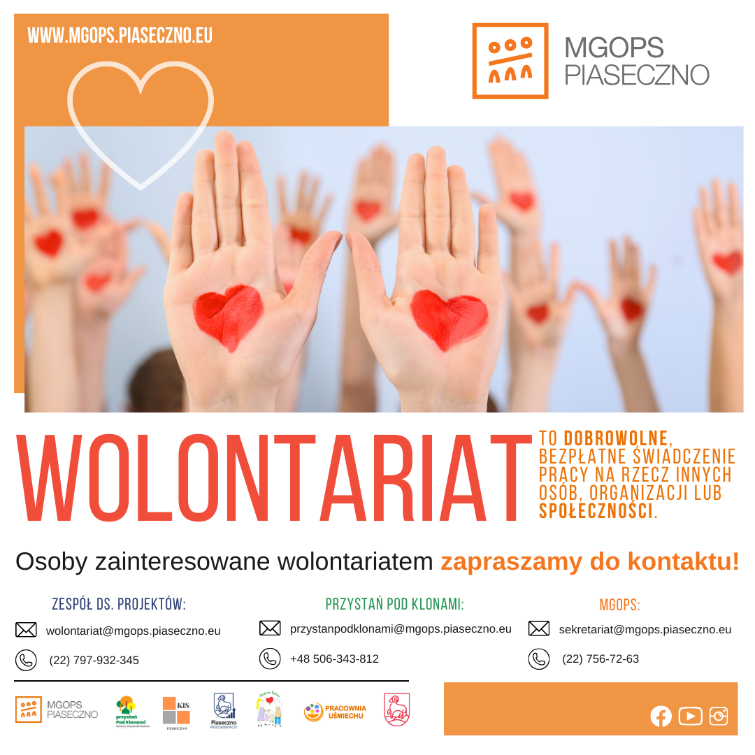 Wolontariat – M-GOPS Piaseczno | Miejsko-Gminny Ośrodek Pomocy ...
